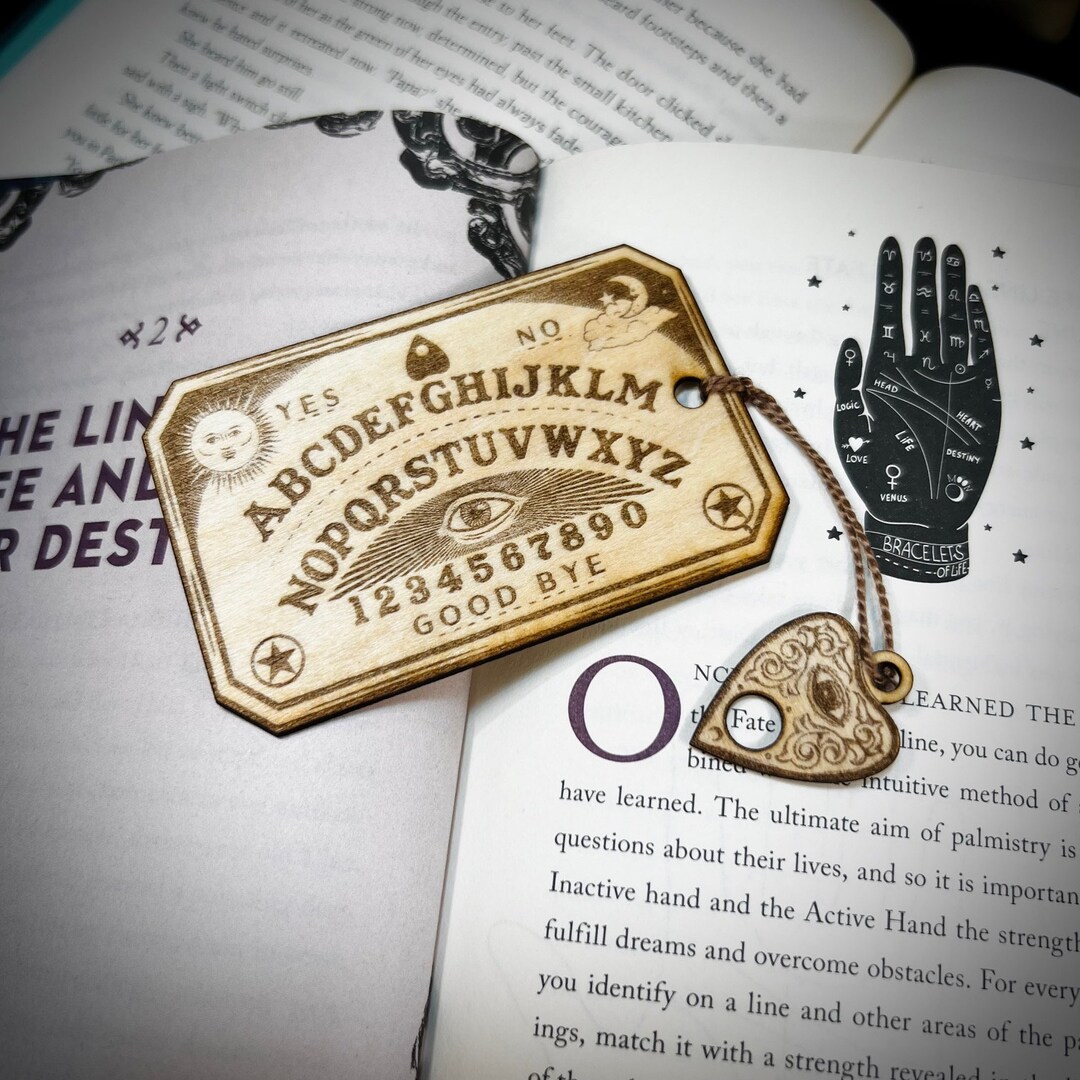 Personalized Ouija Board Wood Bookmark - Etsy