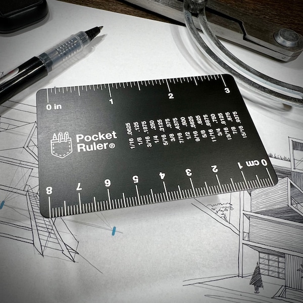 Metal Ruler - Etsy