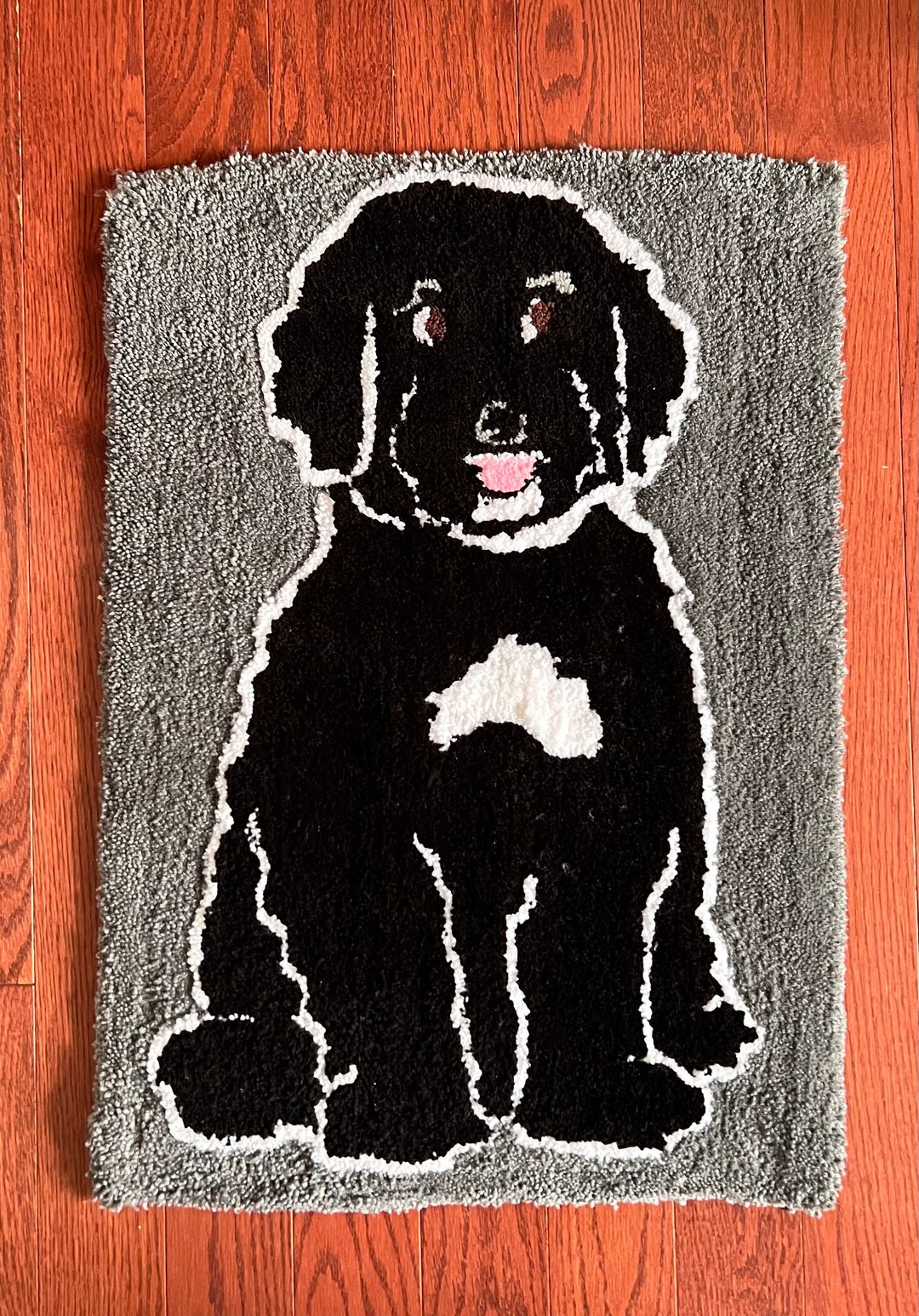 Portuguese Water Dog Rug - Dog Rug - Customizable Rug - Water Dog Rug ...
