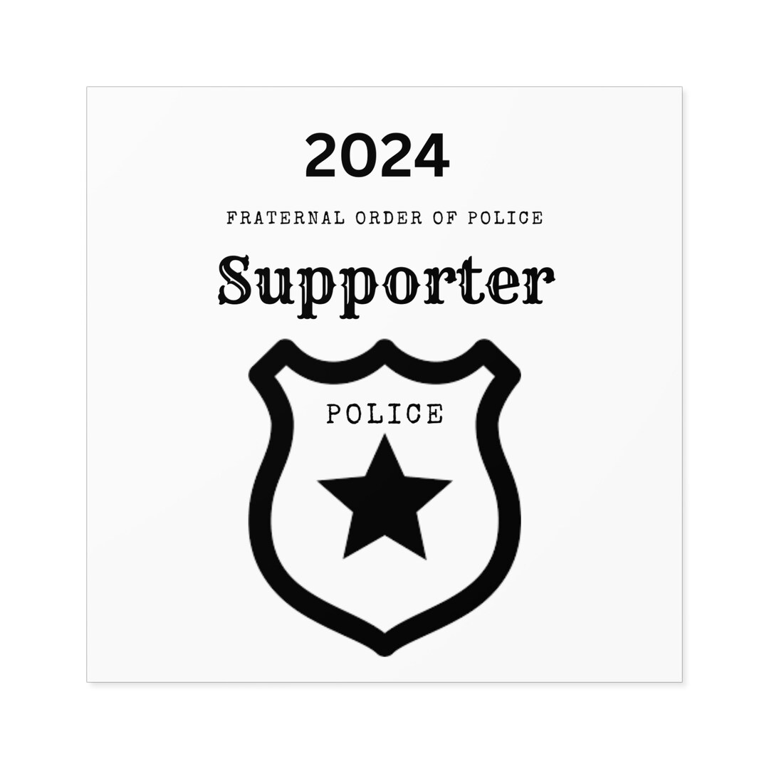 Show Your Support to the FOP Square Stickers, Indoor\outdoor - Etsy