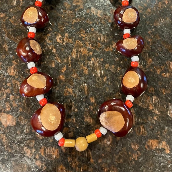 Buckeye Nut Necklace - Etsy