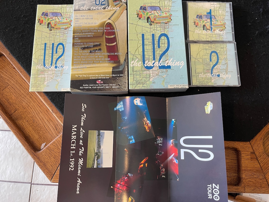 U2 the Total Thing Box Set - Etsy Canada