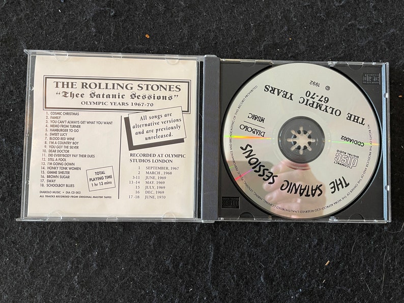 Rolling Stones-thee Satanic Sessions - Etsy