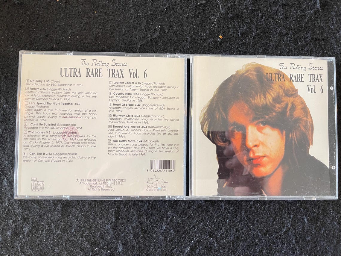 Rolling Stones-ultra Rare Trax Vol. 6 - Etsy