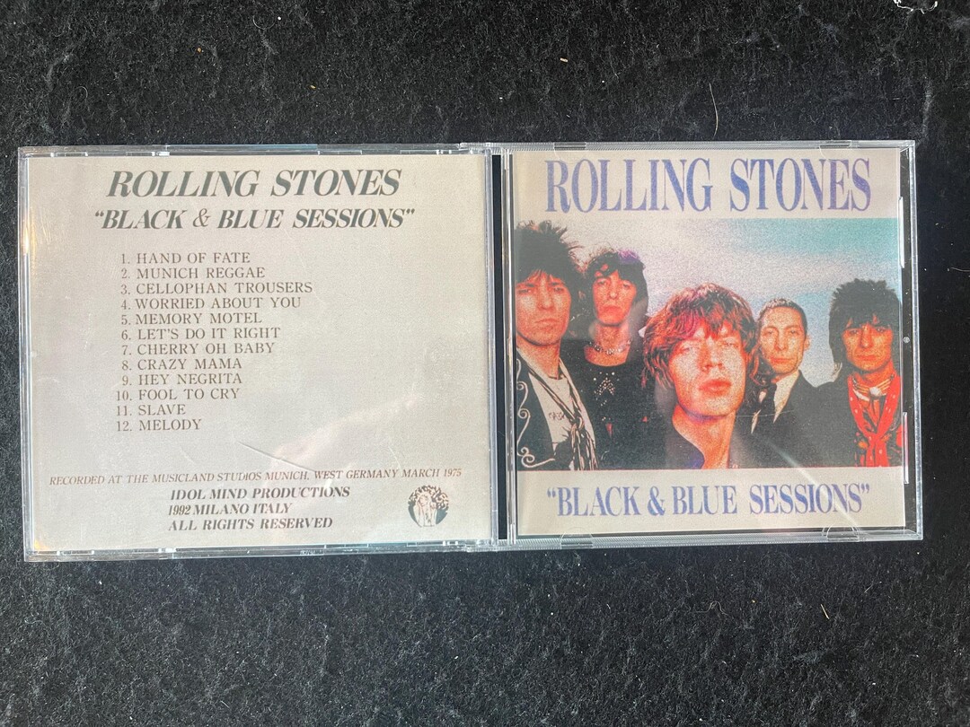 Rolling Stones-black and Blue Sessions - Etsy