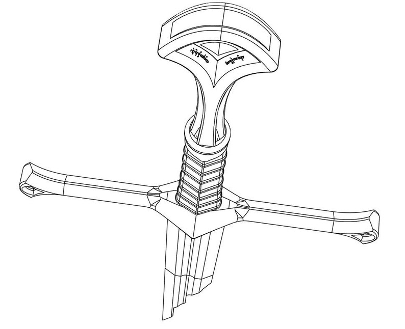 Narsil LOTR 3D STL Files - Etsy