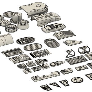 Greeblies Pack #2 "spaceship Stuff" - 3D STL - Etsy
