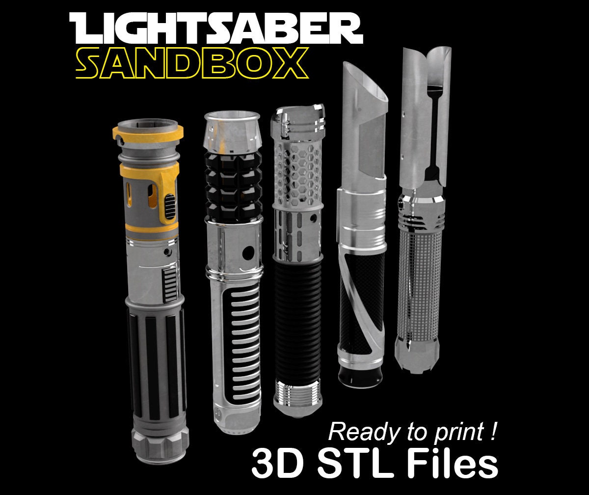 Lightsaber Customizable 3D KIT - STL Files - Etsy