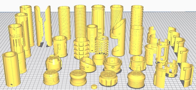 Lightsaber Customizable 3D KIT - STL Files - Etsy