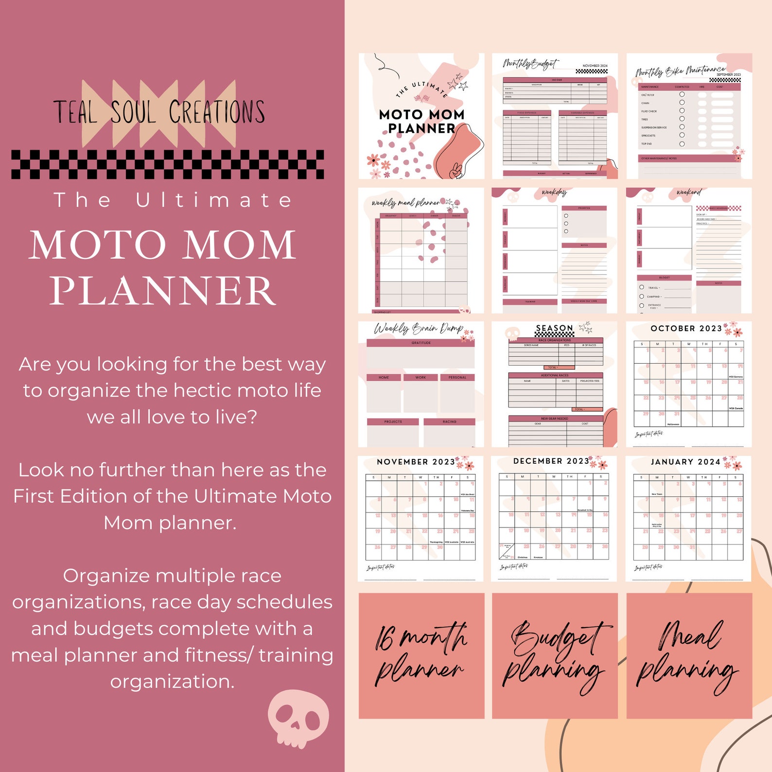 The Ultimate Moto Momwife/grandma Planner Printable PDF - Etsy