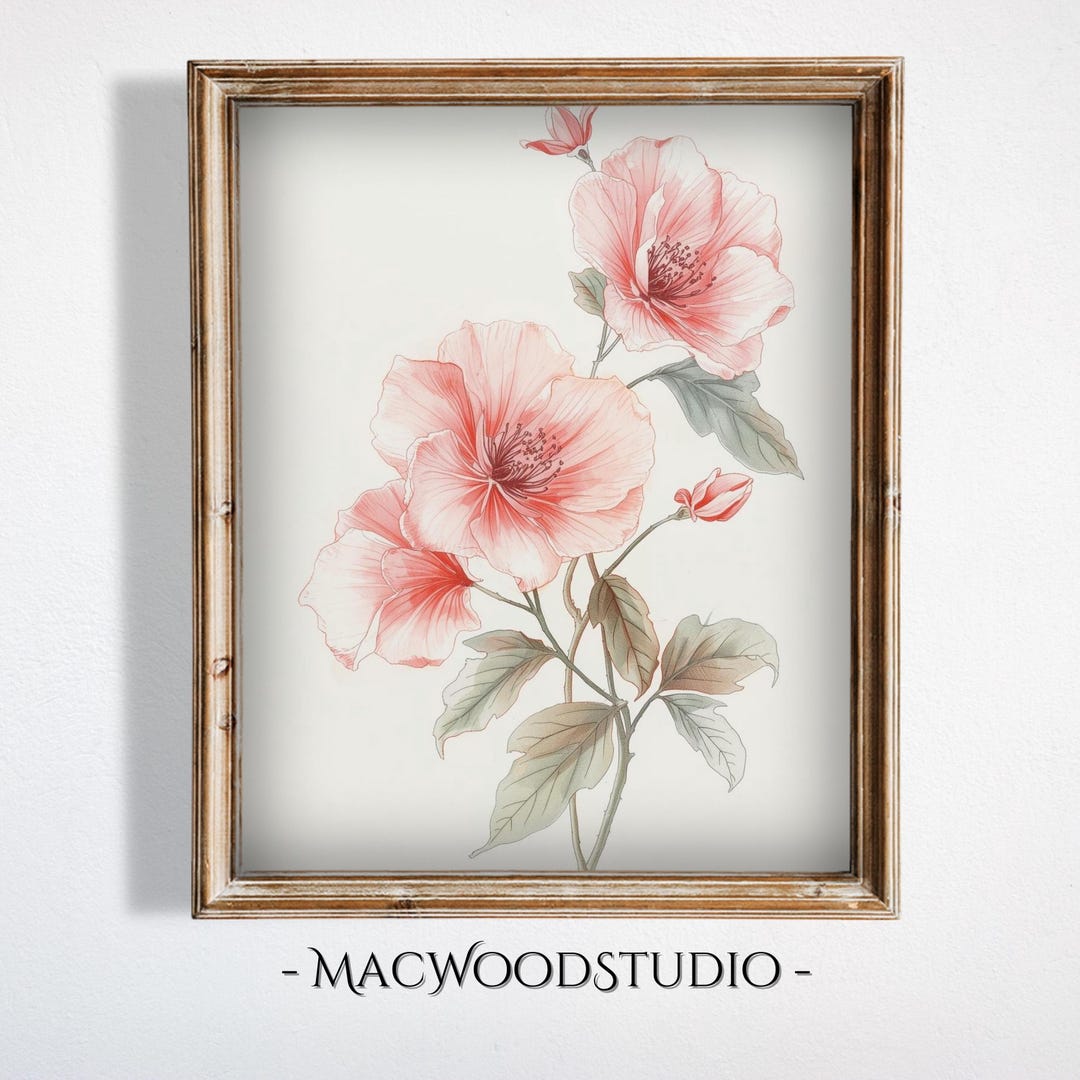 Minimalist Chinoiserie Wall Art - Modern Asian Style Decor for Home - Etsy