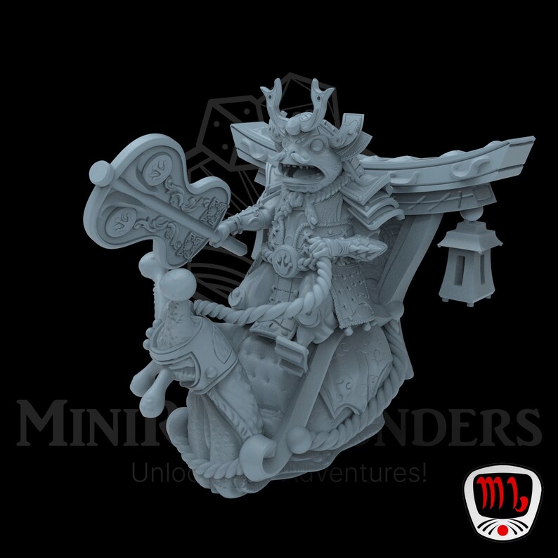 Asian Frog Shogun & Snail by Mojibake Japanese Hero Asiatic Hero Snail ...