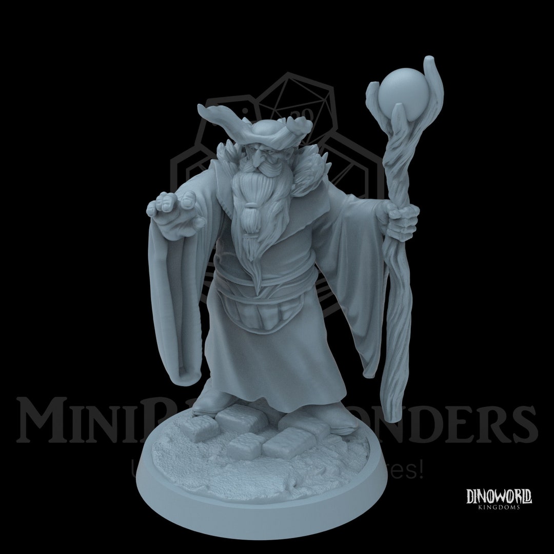 Dwarf Druid by Dinoworld for Dnd, 5E, Pathfinder and Other Rpgs 28mm - Etsy