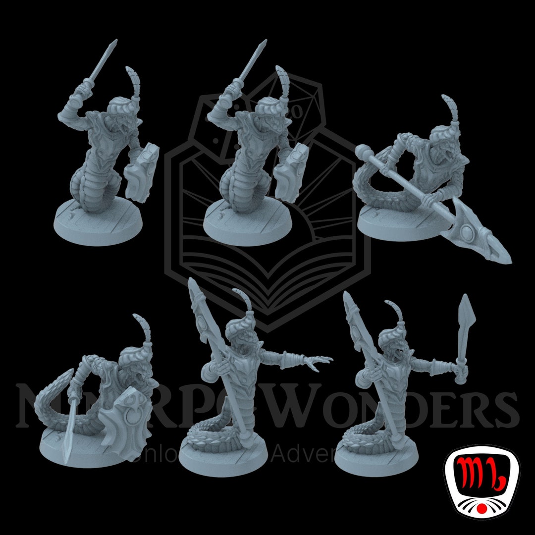 The Snake Royal Guards by Mojibake Arabic Warrior Arabic Naga Arabic ...