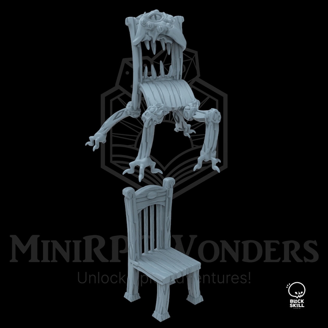 Mimic Chair by Black Skull Studio | for Dnd, 5E, Pathfinder and Other ...