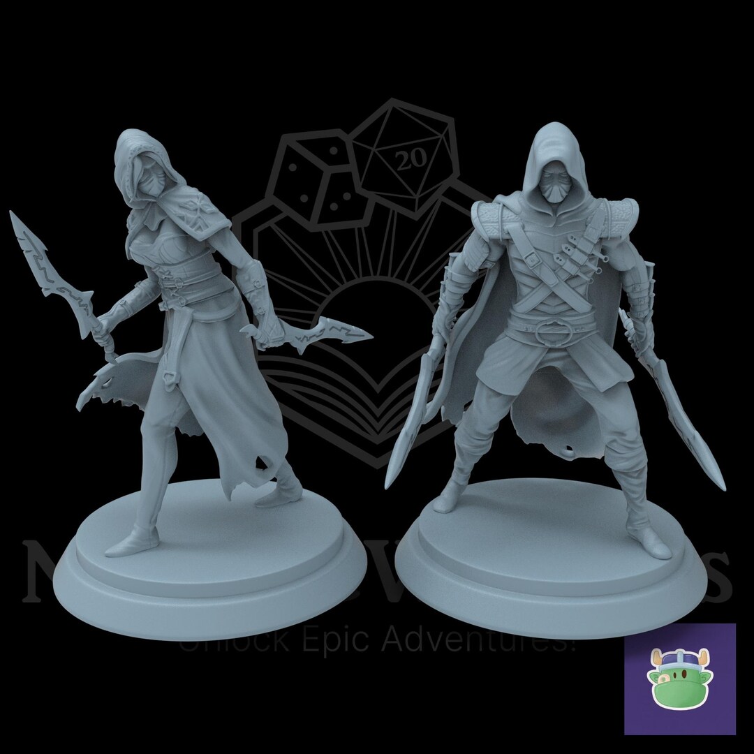 Human Rogues by Tenda Orc Studio | Female Human Rogue | Male Human ...