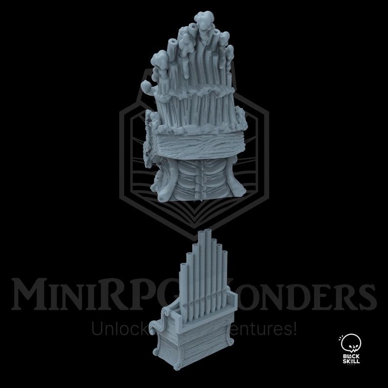 Mimic Pipe Organ by Black Skull Studio - Etsy