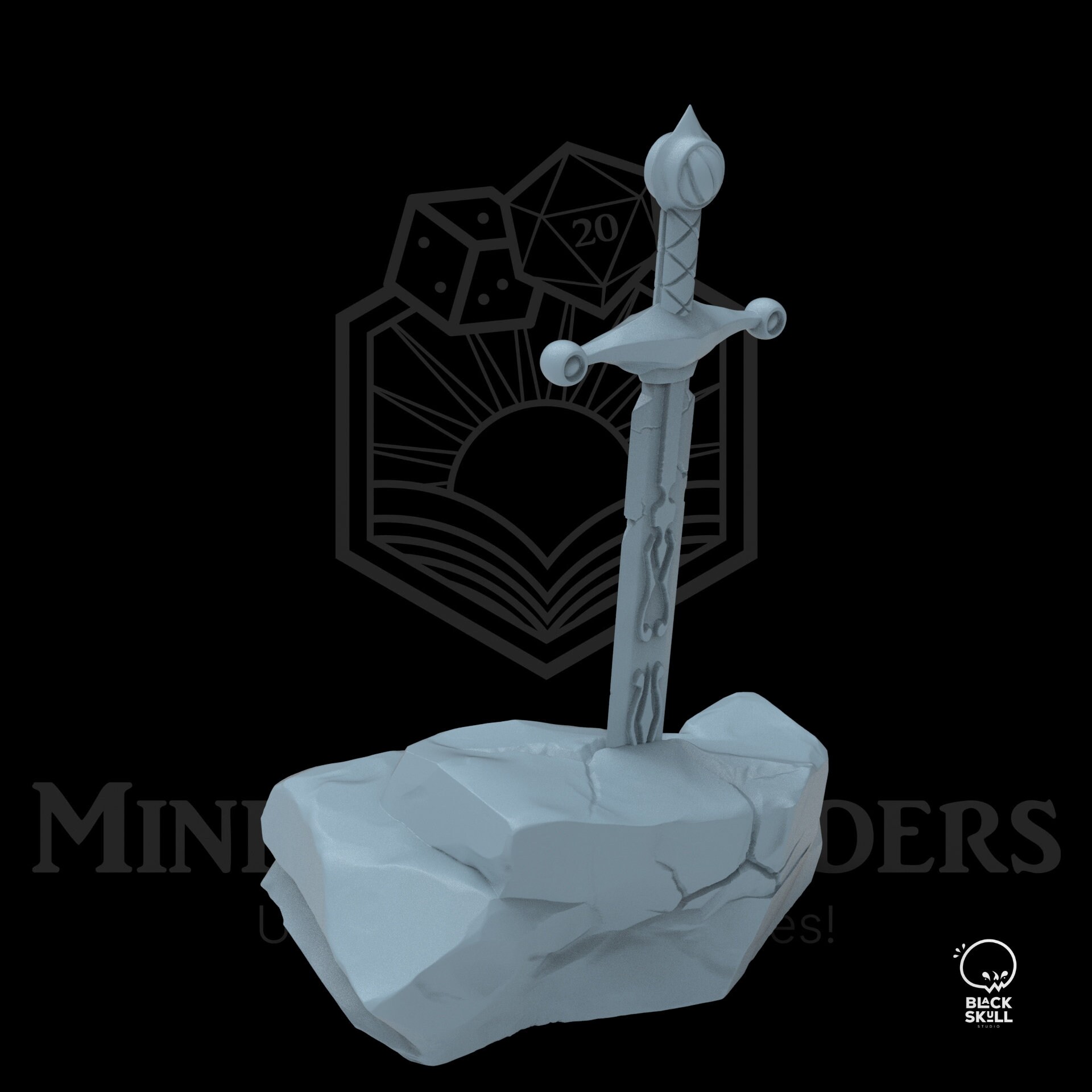 Sword by Black Skull Studio for Dnd, 5E, Pathfinder and Other Rpgs 28mm ...