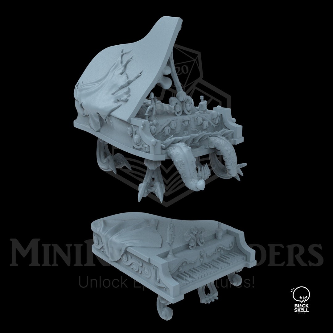 Piano by Black Skull Studio for Dnd, 5E, Pathfinder and Other Rpgs 28mm ...