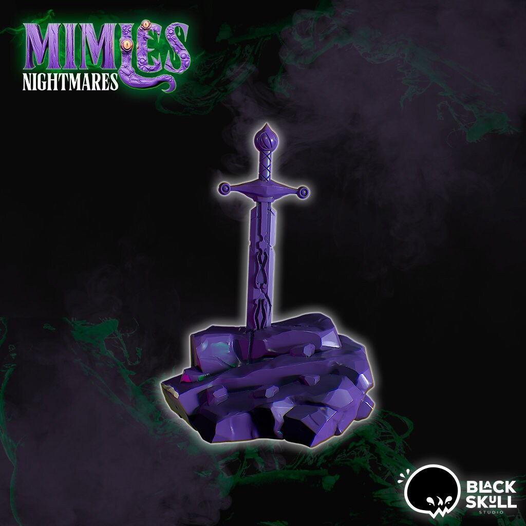 Sword by Black Skull Studio for Dnd, 5E, Pathfinder and Other Rpgs 28mm ...