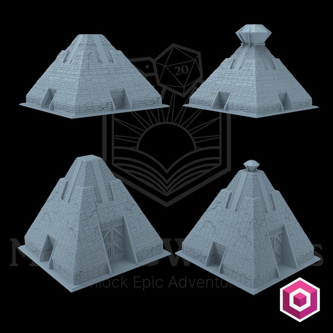 Oasis Pyramids by 3dhexes | D&D Modular Terrain | Scatter Terrain ...