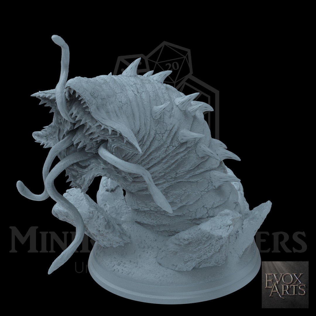 Giant African Wurm by Evox Arts | for Dnd, 5E, Pathfinder, Wargaming ...