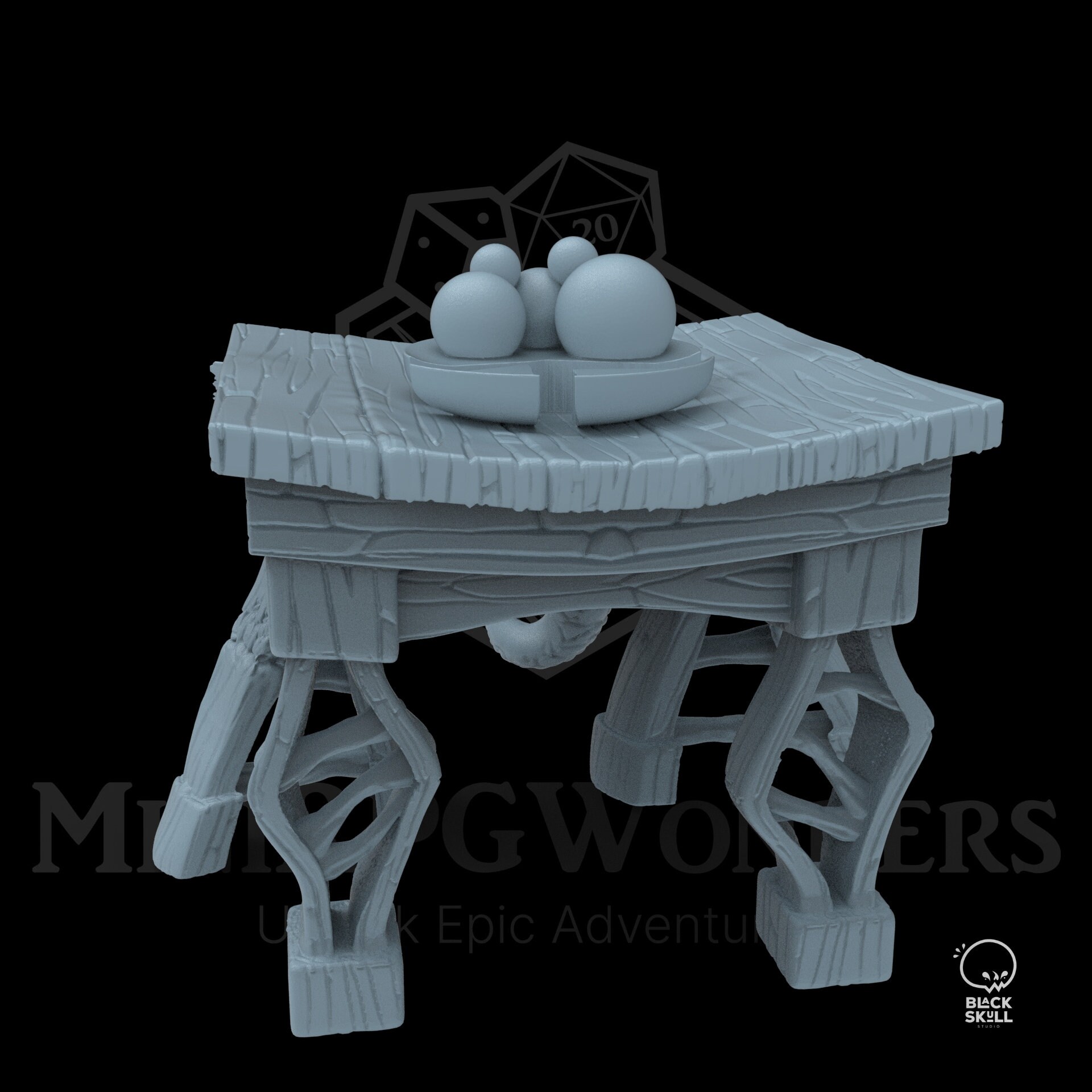 Table by Black Skull Studio for Dnd, 5E, Pathfinder and Other Rpgs 28mm ...