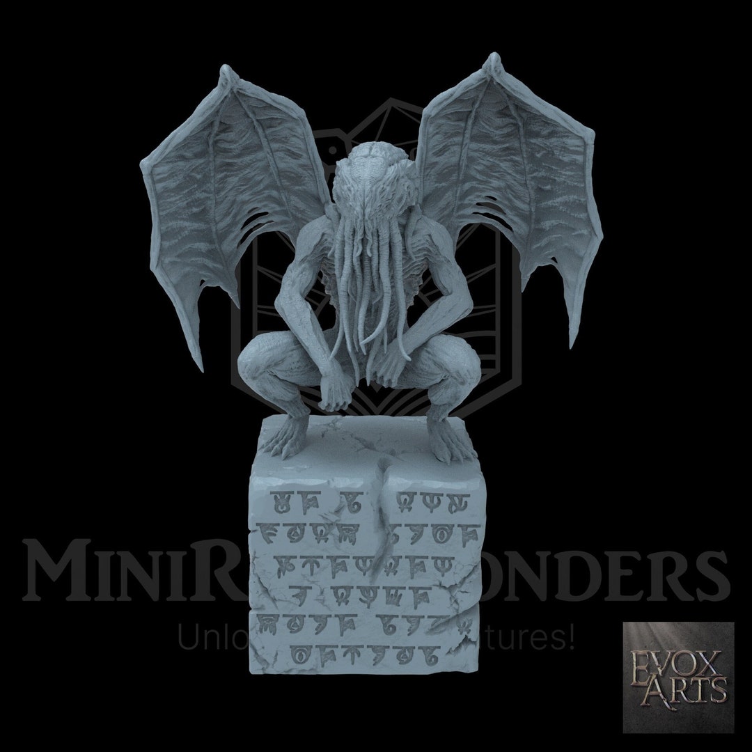 Cthulhu Idol and Bust by Evox Arts | for Horror Games, Wargaming and ...