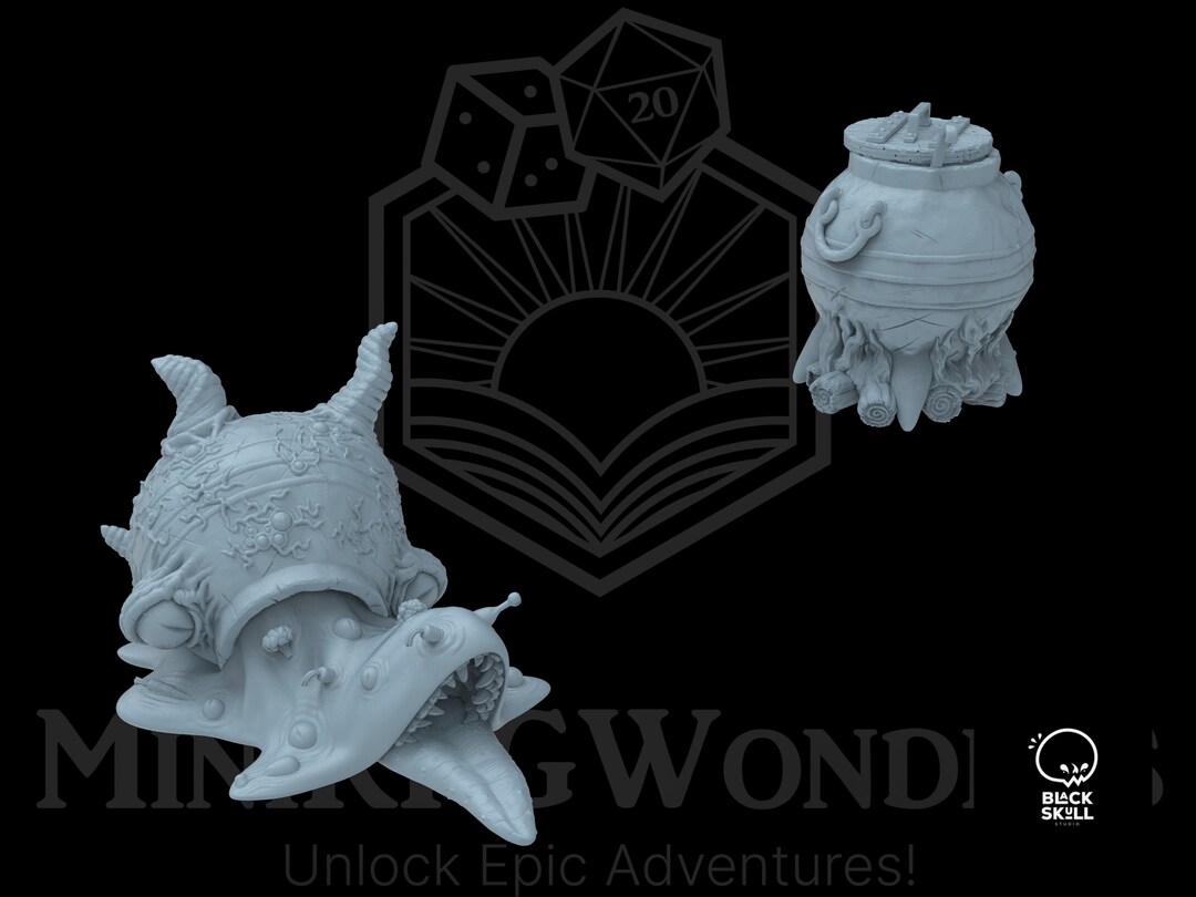 Mimic Cauldron by Black Skull Studio for Dnd, 5E, Pathfinder and Other ...