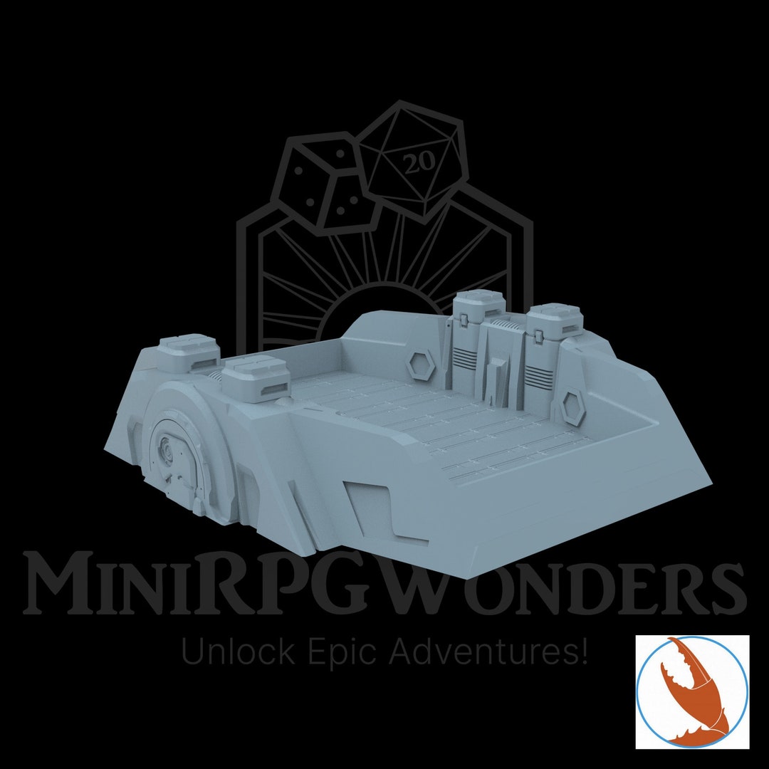 Reactor Dice Tray by Crab Miniatures | for Board Games, Dnd, 5E ...