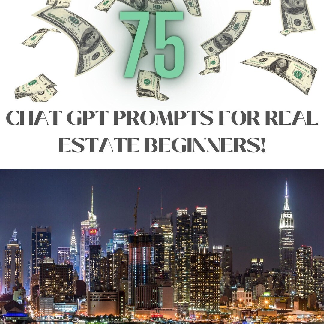 Chat Gpt Prompts for Real Estate for Beginners - Etsy
