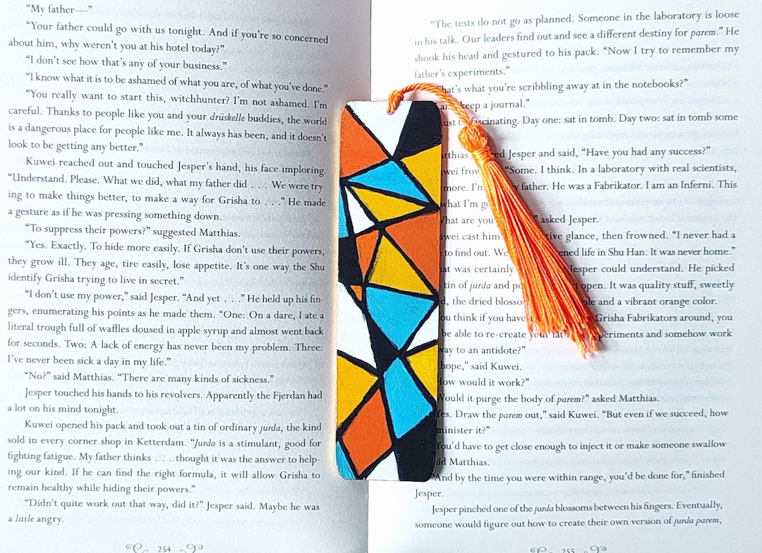 LGBTQ Hand Painted Bookmark Aroace Flag Abstract Pattern Pride Art LGBT ...