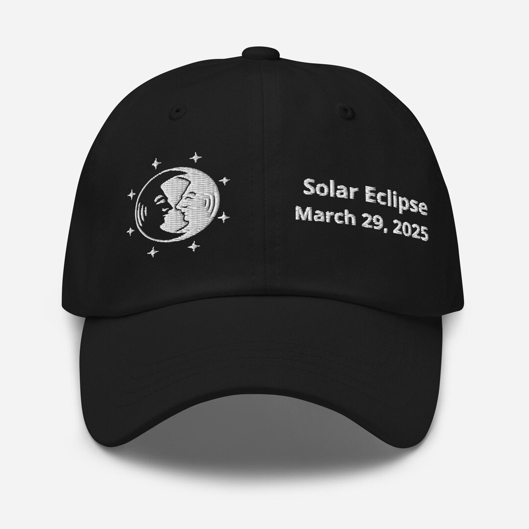 Solar Eclipse 2025 Hat Gift Embroidered - Etsy