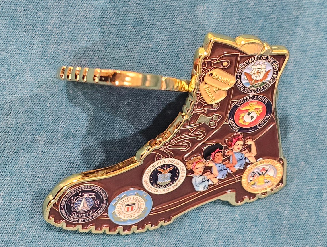 Military Challenge Coin "we Can Do It" - Etsy