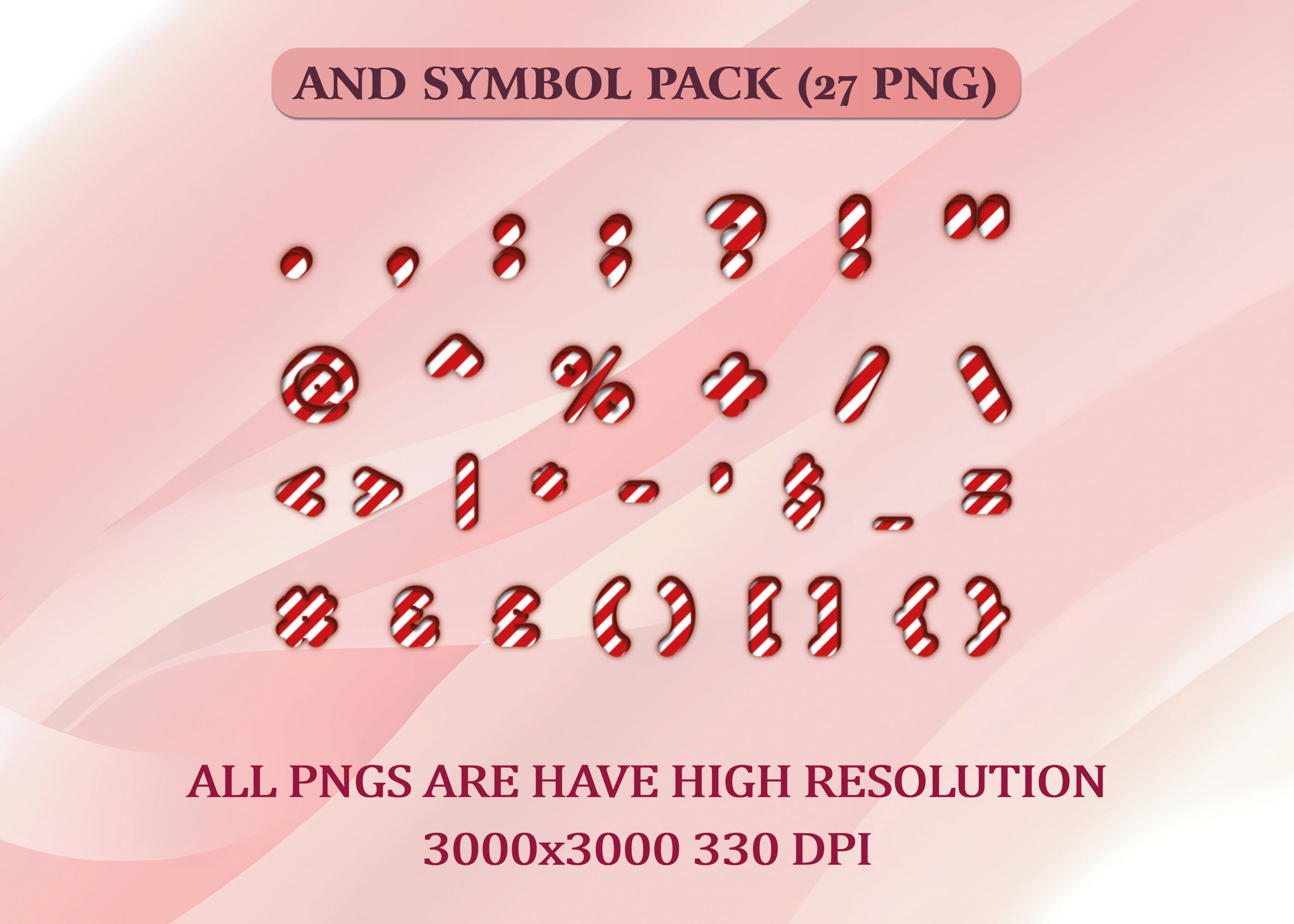 Candy Alphabet, 3D Candy Alphabet Clipart, Sweet Letters, 26 Uppercases ...