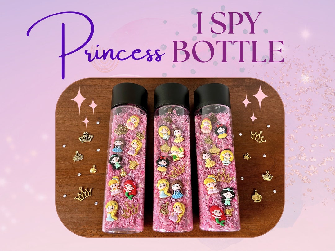 Princess Sensory Bottle Personalized, I Spy Toddler Activities ...
