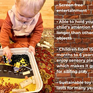 Construction Sensory Bin: Montessori STEM Toy With Personalized Bin - Etsy