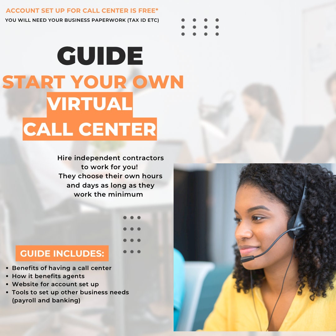 Guide to Starting a Virtual Call Center - Etsy