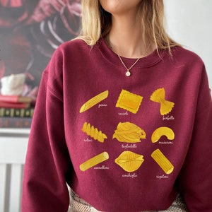 Pasta Sweatshirt Pasta Shirt Gift for Chef Spaghetti Sweatshirt Gift ...