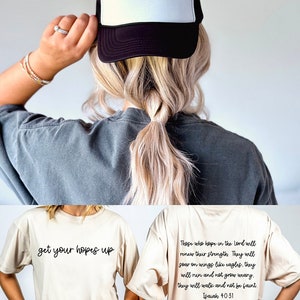 Hope Bible Verse Shirt Svg Isaiah 40 31 Png Encouraging Gift Svg Trendy ...