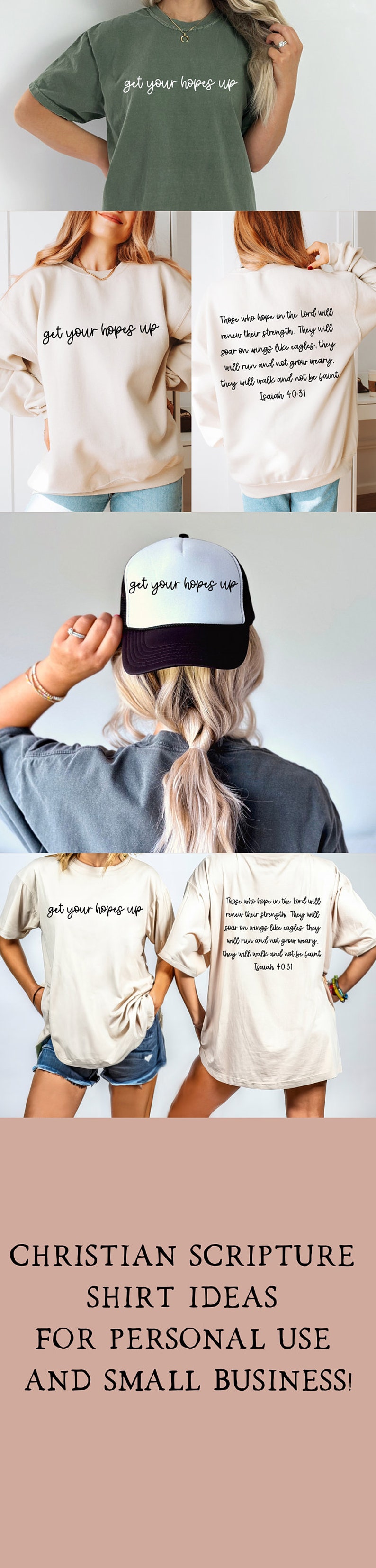 Hope Bible Verse Shirt Svg Isaiah 40 31 Png Encouraging Gift Svg Trendy ...