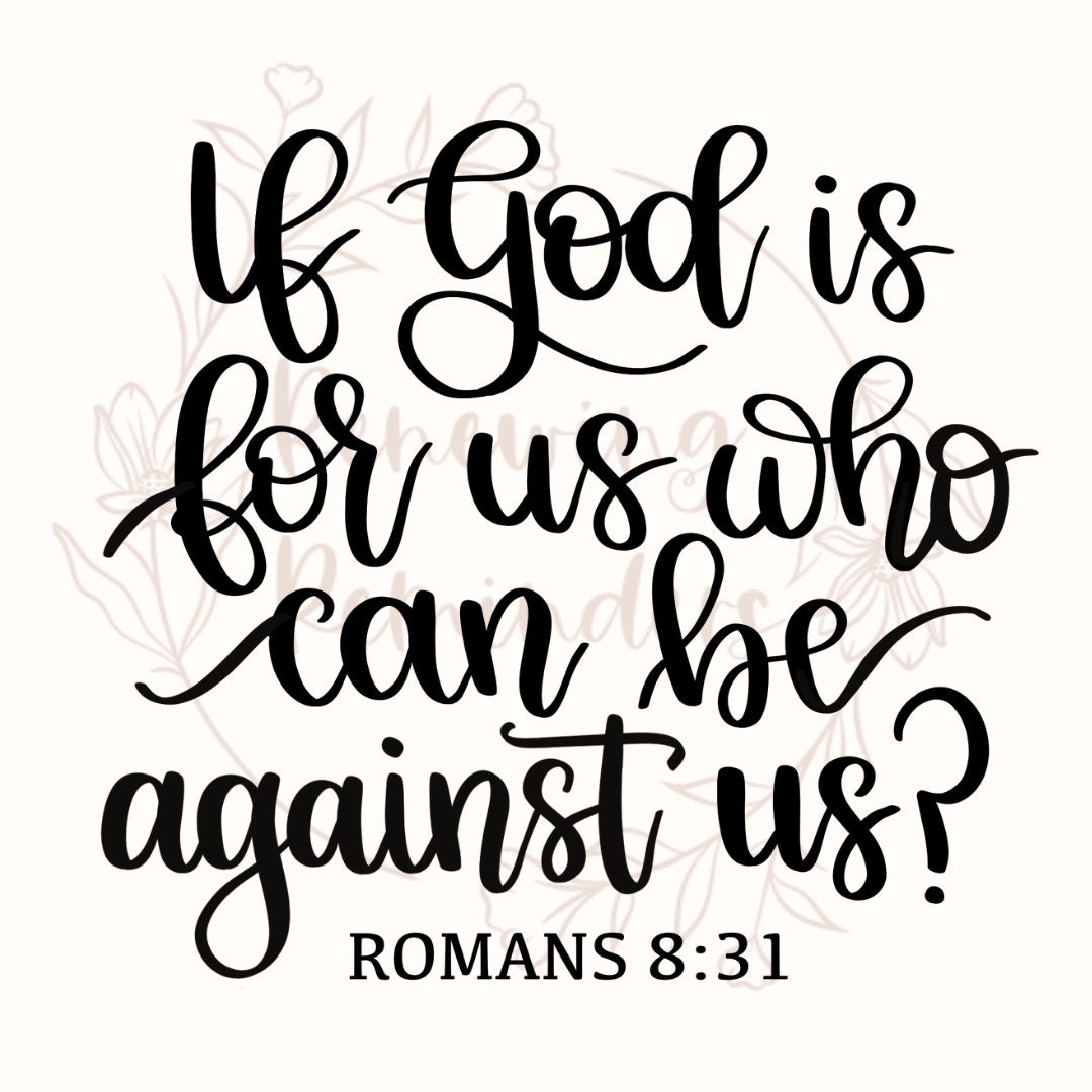 Encouraging Calligraphy Bible Verse SVG Uplifting Scripture Svg for ...