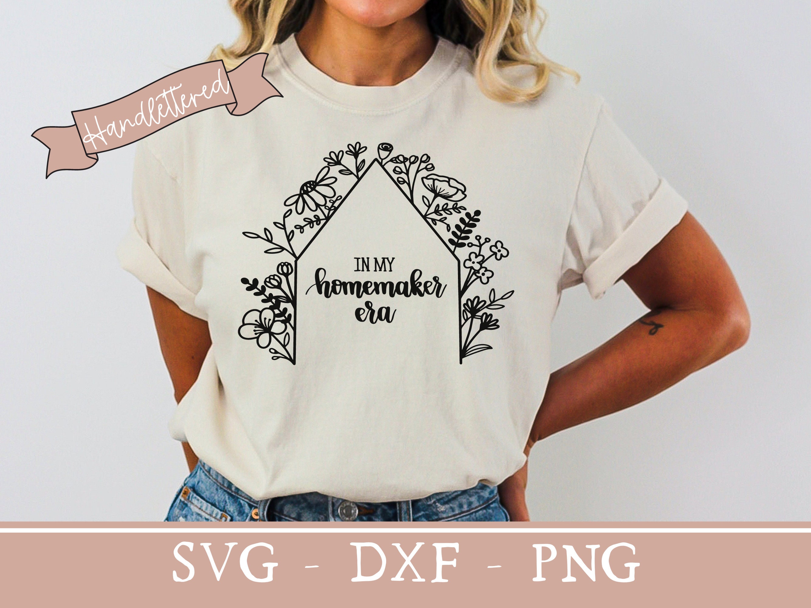 Homemaker Cottagecore Svg Floral Homemaker Design Svg Stay at Home Mom ...