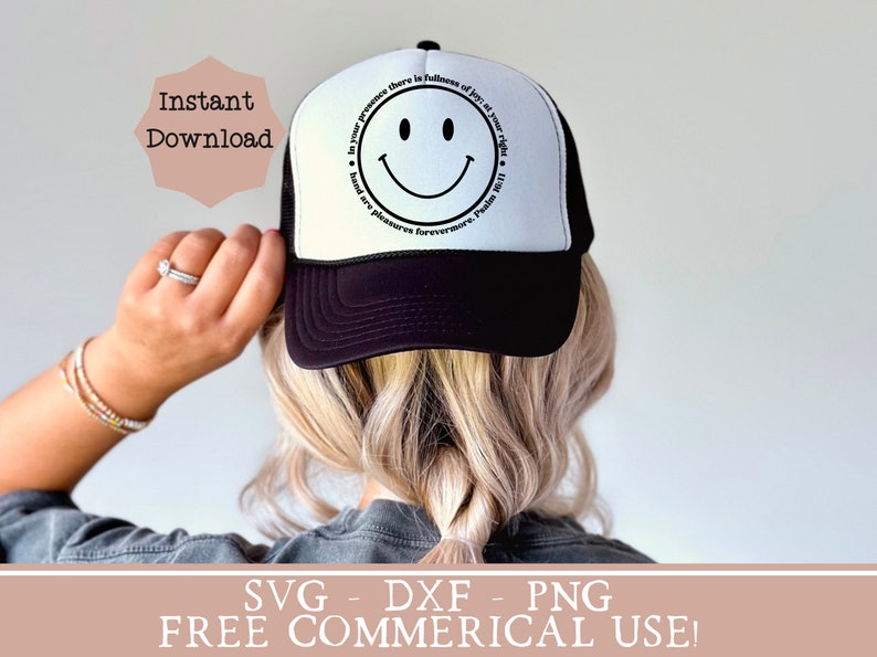 Smiley Face Shirt Svg Psalm 16 11 Bible Verse Svg Faith Inspired Shirt ...