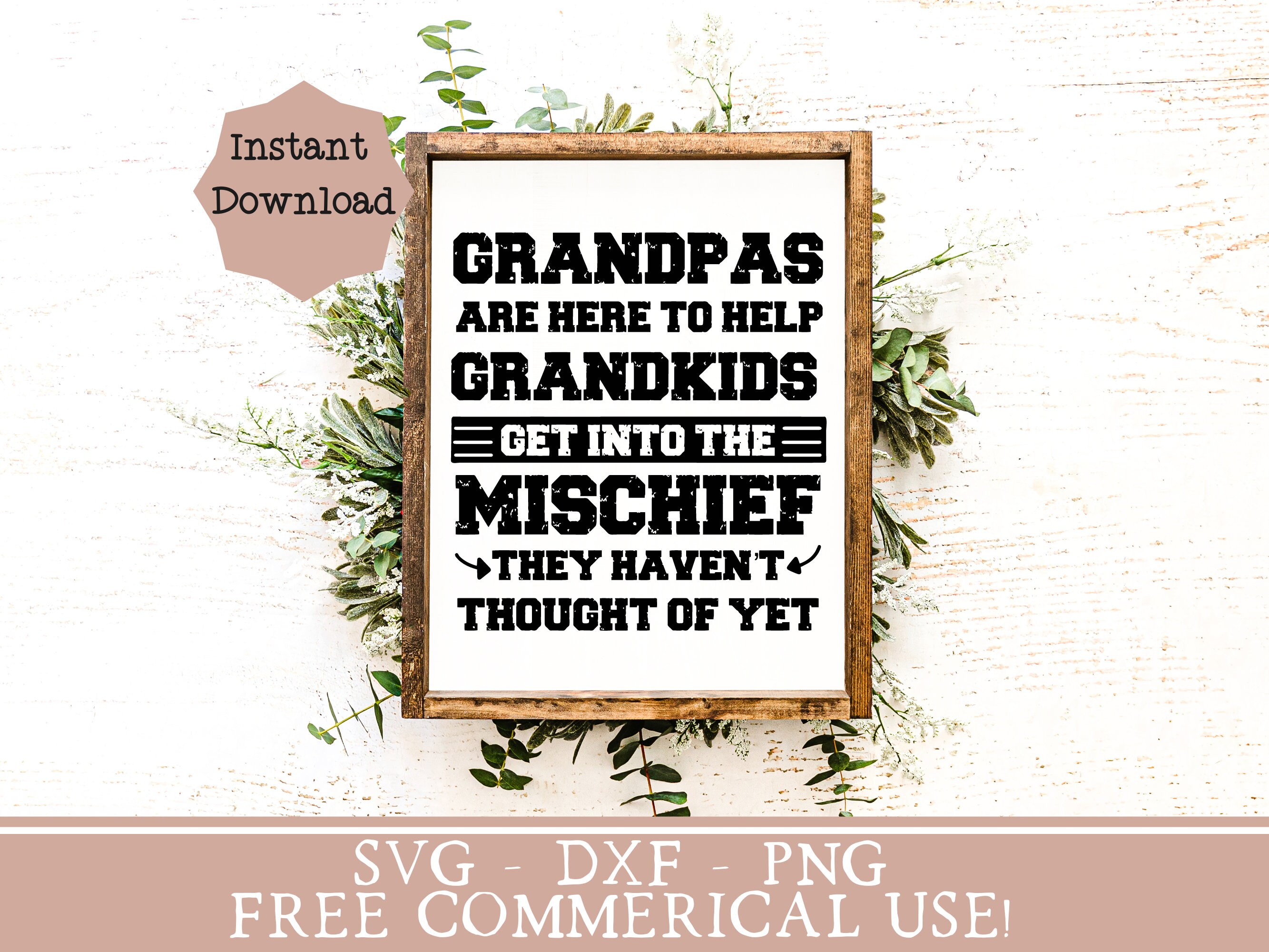 Funny Grandpa Svg Fathers Day Gift Idea for Grandpa Birthday Gift Svg ...