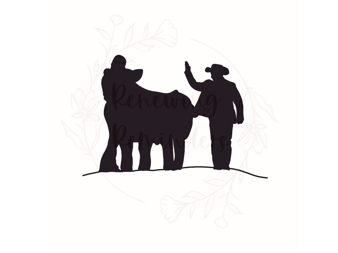 Cattle Showing Champion Slap Svgpngdxfeps - Etsy