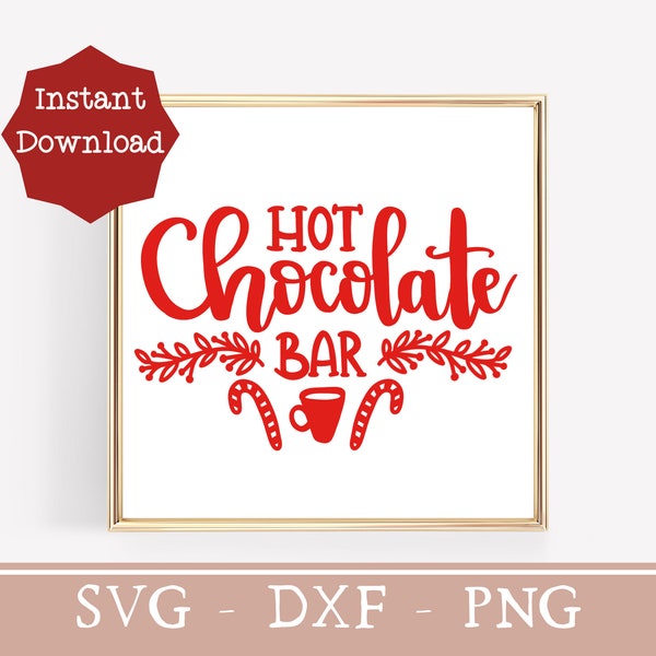 Hot Cocoa Sign Svg - Etsy