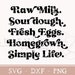 Distressed Homestead Words Svg Simple Life Country Svg Crunchy Mom Svg ...