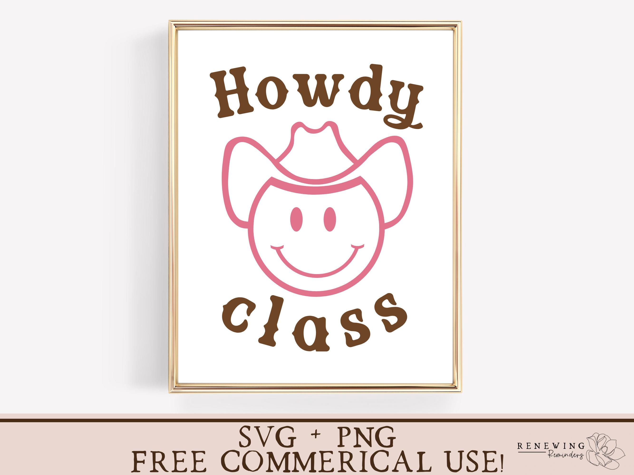 Western Teacher Png Howdy Class Svg Teacher Smiley Face Cowgirl Png ...