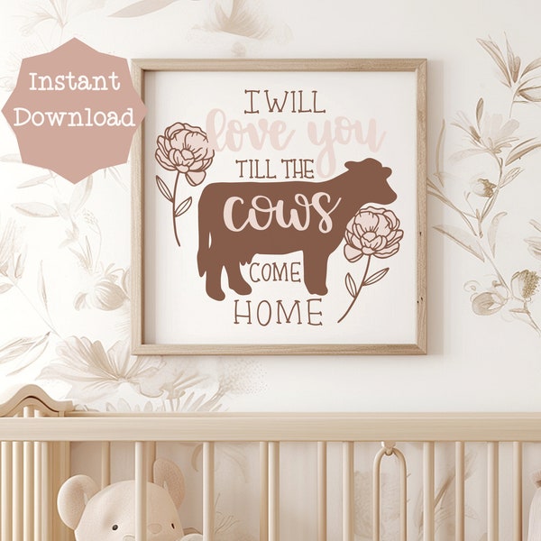Cow Nursery Decor - Etsy